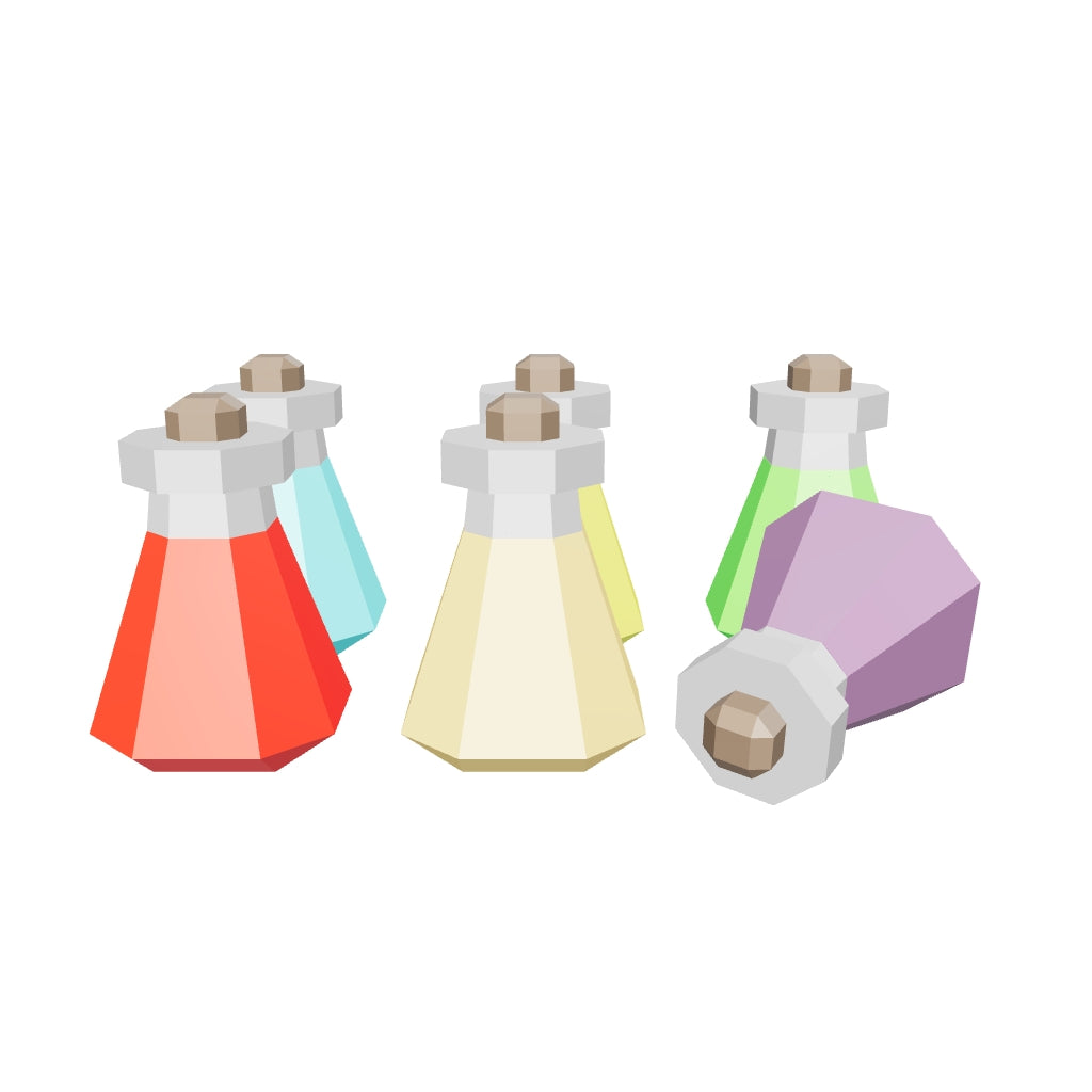 Runescape Potion 3D Print Painted – Specular Models