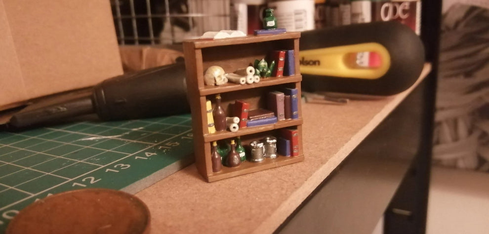 Full Bookcase (28mm Fantasy, Diorama) – Specular Models